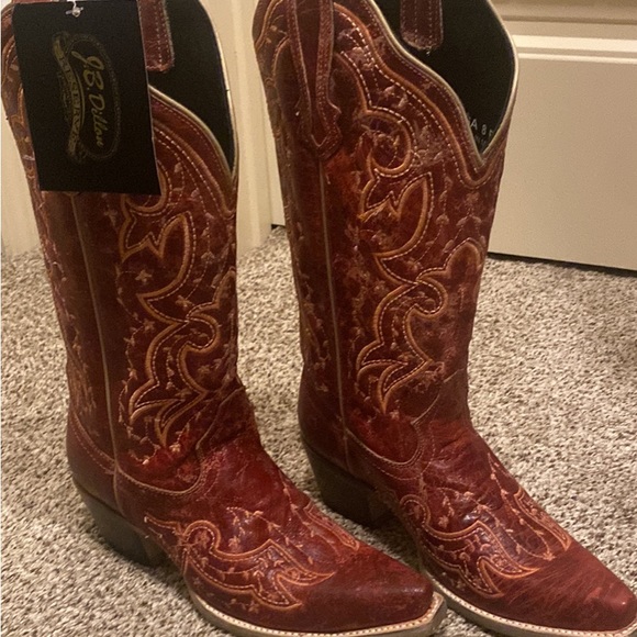 J.B. Dillon | Shoes | Zinnia Womens Western Boot By Jb Dillon | Poshmark